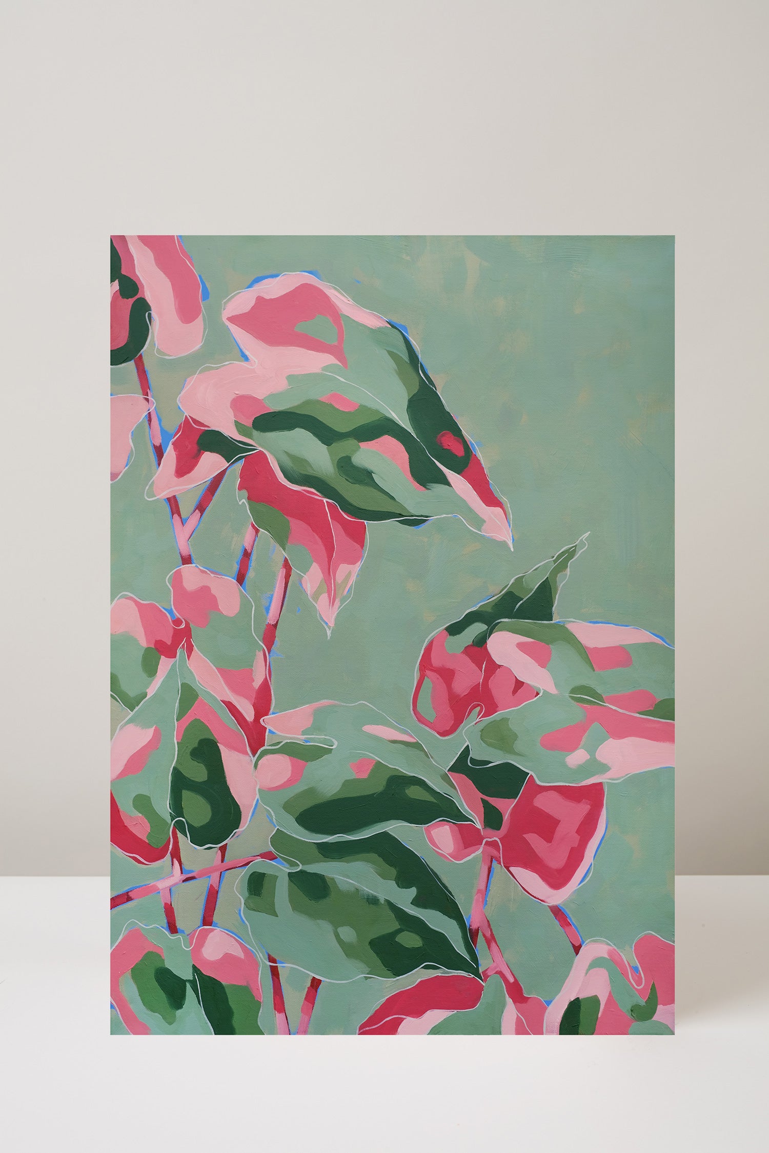 Epimedium Painting On Canvas By Daniel Quirke