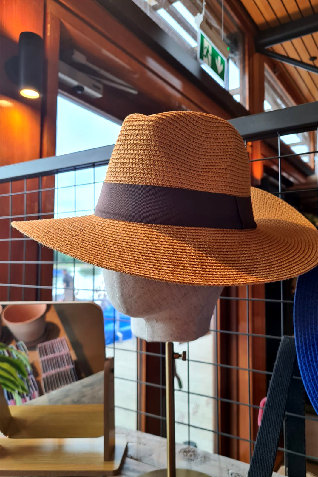 Foldable Mustard Panama Hat